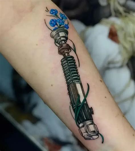 30 Best Lightsaber Tattoo Ideas You Should Check