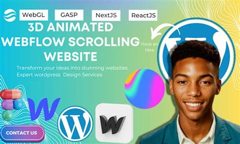 3d animated website 3d animated website 3d webflow animation scrolling