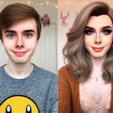 Mtf Transition Before And After By Femininefantasy7 On Deviantart