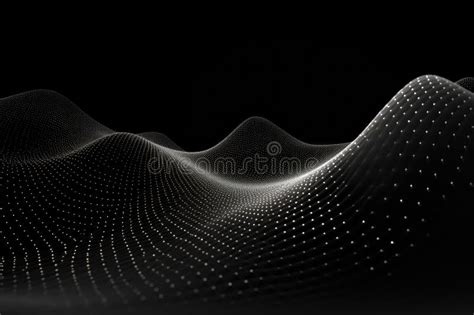 Abstract White Particle Background Flow Wave With Stock Illustration Illustration Of Arboreal