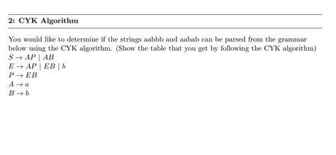 Solved You Would Like To Determine If The Strings Aabbb And