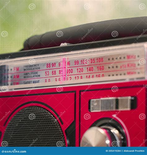 Analog Tuning Scale Of Radio Frequency Royalty Free Stock Image 103740640