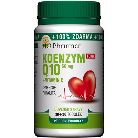 Bio Pharma Coenzyme Q10 Forte 60 Mg Vitamin E 60 Pharmstyle