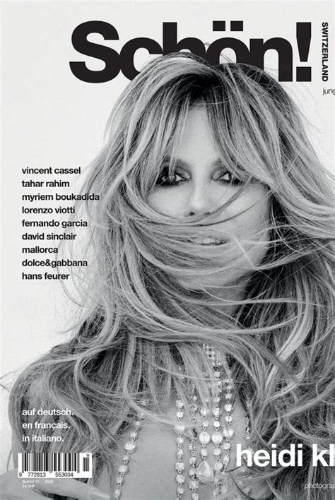 Heidi Klum In Schon Magazine Switzerland 2025 Issue 11 Hawtcelebs