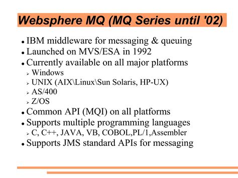 Websphere Mq Mqseries Fundamentals Pdf Operating Systems