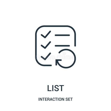 Check List Line Icon Stock Illustrations 24023 Check List Line Icon