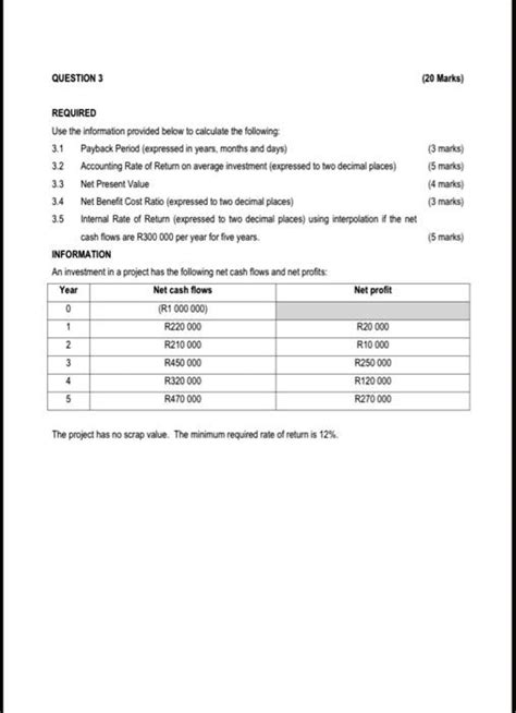 solved question3 20 marks required use the information provided below