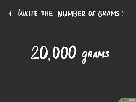 How To Convert Grams To Kilograms