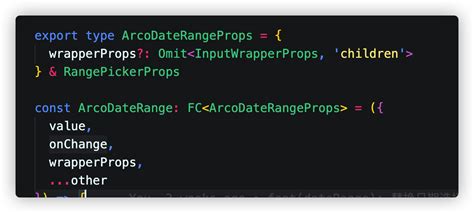 ts 定义 RangePickerProps 的onChange事件 第二个参数应该是可选的 Issue 1832 arco design arco design GitHub