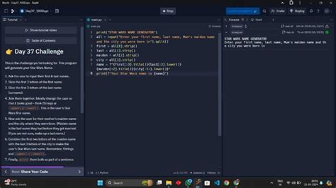 Shreyansh Patel On Linkedin 100daysofcodechallenge Day37 Python
