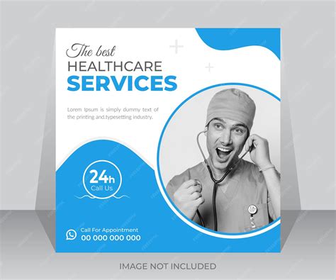 Premium Vector Medical Healthcare Social Media Post Design For