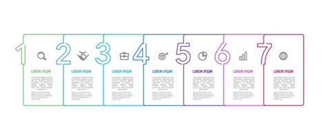 Infographic 7 Steps Vector Art Icons And Graphics For Free Download