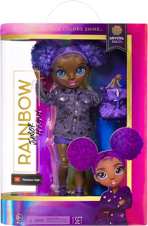 Rainbow High Jr High Series 2 Krystal Bailey 9″ Purple Posable Fashion