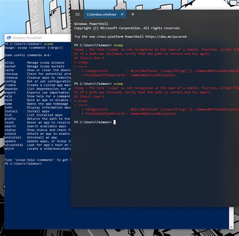 Scoop Sudo And More Not Being Recognized By Fluent Terminal But Work