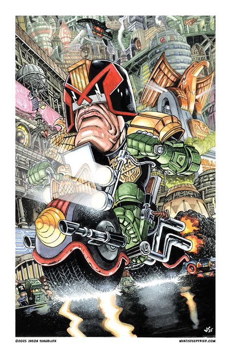 Deep Fried Shop Judge Dredd