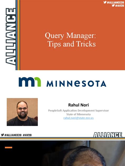 query manager tips and tricks pdf computer science application