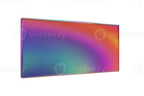 Rectangle Iridescent Glass Shape 25314542 Png
