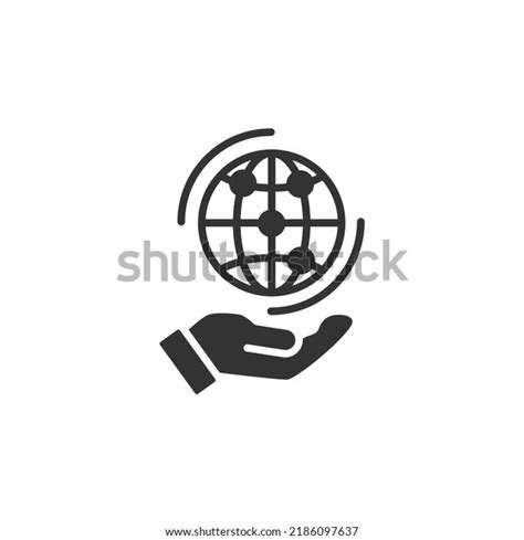 Global Networking Icons Symbol Vector Elements Stock Vector Royalty
