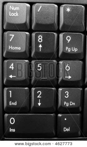 Numbers Keyboard Image Photo Free Trial Bigstock