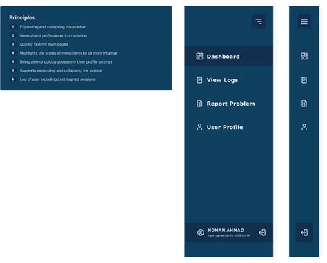 How To Create A Responsive Side Navigation Menu Figma