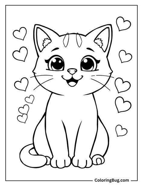 Kitten Clipart Outline