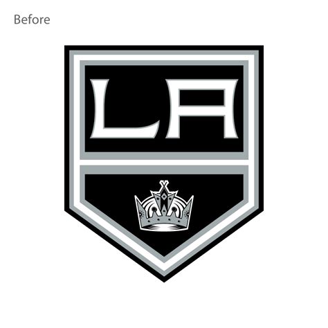 Ice Hockey Team La Kings Reveal New Logo Design Logo