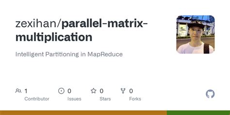 Github Zexihanparallel Matrix Multiplication Intelligent