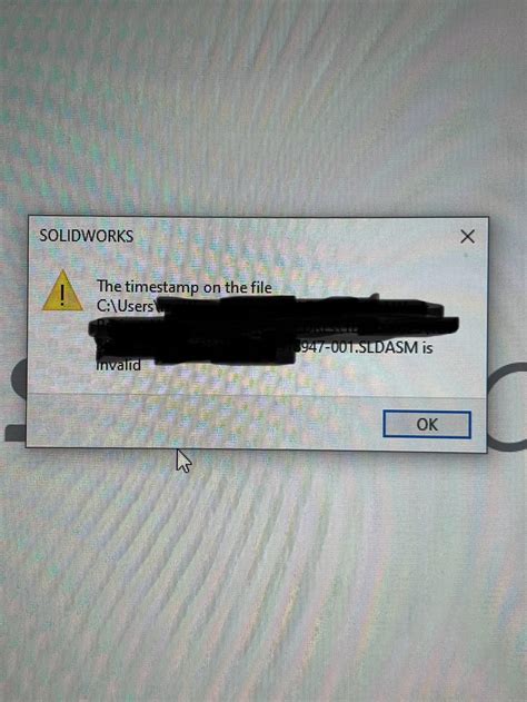 Solidworks Error Rsolidworks