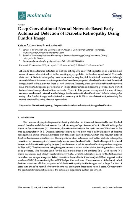 A Deep Learning Approach For Diabetic Retinopathy Blindness