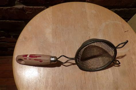 Vintage 1950s Mini Ajax Heavy Duty Strainer Wood Handle Etsy