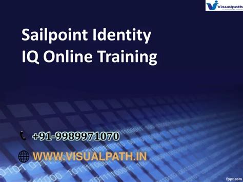 Ppt Sailpoint Identityiq Training Course In Hyderabad Sailpoint