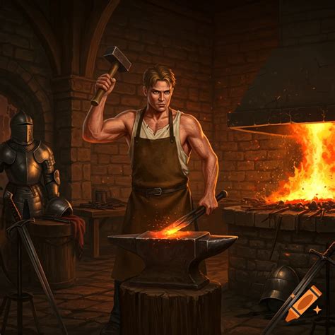 Image Of A Stone Giant Blacksmith Created On Craiyon