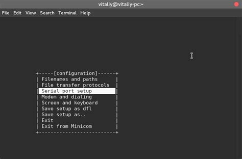 Configuring Serial Port For Linux Os