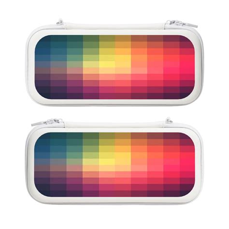 Plaid Gradient 6 Carrying Case For Nintendo Switch And Oled Version
