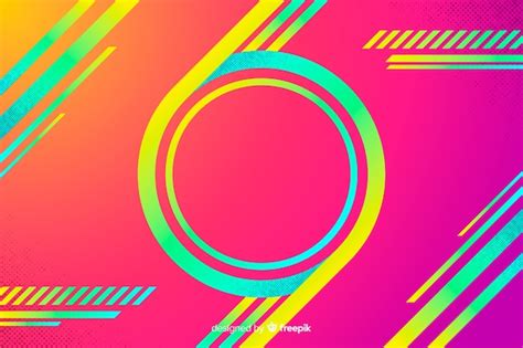 그라디언트 도형 배경 무료 벡터