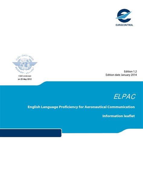 Elpac Information Pdf Aviation Aviation Safety