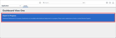 Deploying A Dashboard Configuration To Another Organization Resolver