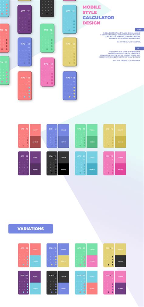 Mobile Style Calculator Design On Behance
