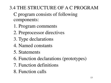 Ppt Chapter 3 Fundamentals Of The C Programming Language Powerpoint Presentation Id 5891557