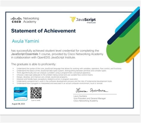 avula yamini on linkedin javascript cisco