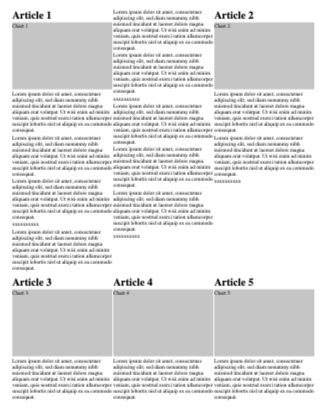 Html How To Break The Newspaper Style Column Layout In CSS Stack Overflow