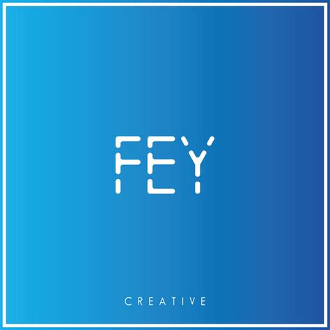 Premium Vector Fey Premium Vector Latter Logo Design Creative Logo