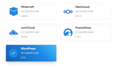 Vultr에서 제공하는 워드프레스 App의 CentOS 버전 워드프레스