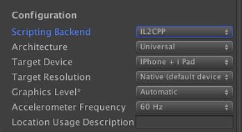 Unity Manual Upgrading To Bit IOS
