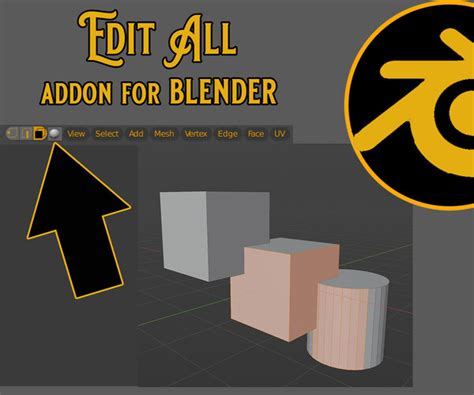 Artstation Edit All Addon For Blender Resources
