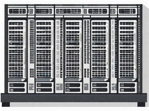 Premium Ai Image Server Rack Infrastructure