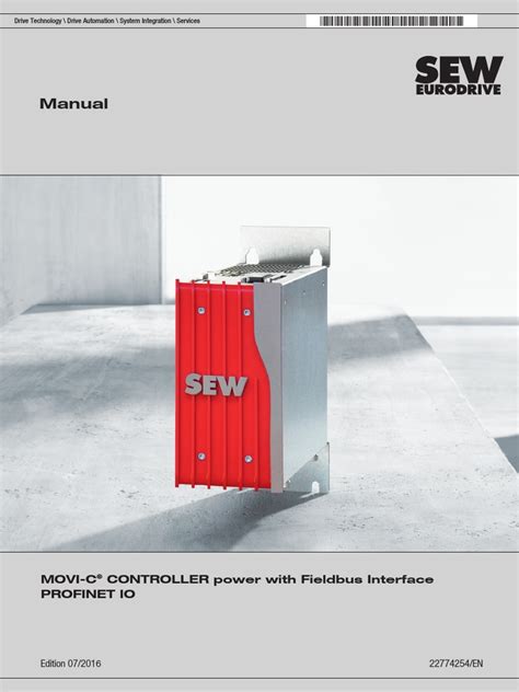 Movi C Controller Power With Profinet Manual En 07 2016 22774254 Download Free Pdf Ip