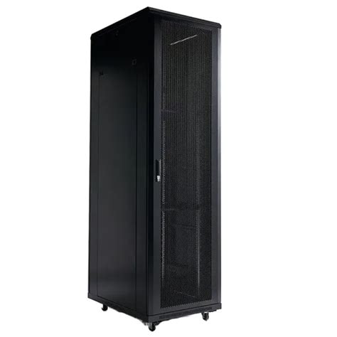 19 Inch Spcc 42u 800 Mm Depth Standing Glass Door Data Center Network Server Rack Cabinet