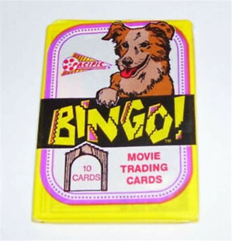 Bingo Movie Trading Cards Pack Of 10 Etsy