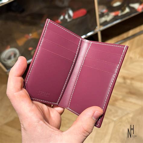 Goyard Pocket Organizer Burgundy N Hype